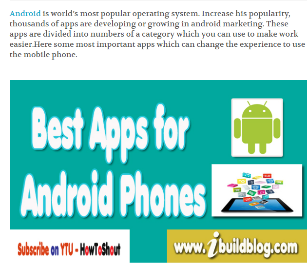 Best Free Android Apps For Smartphone Sourcecodester